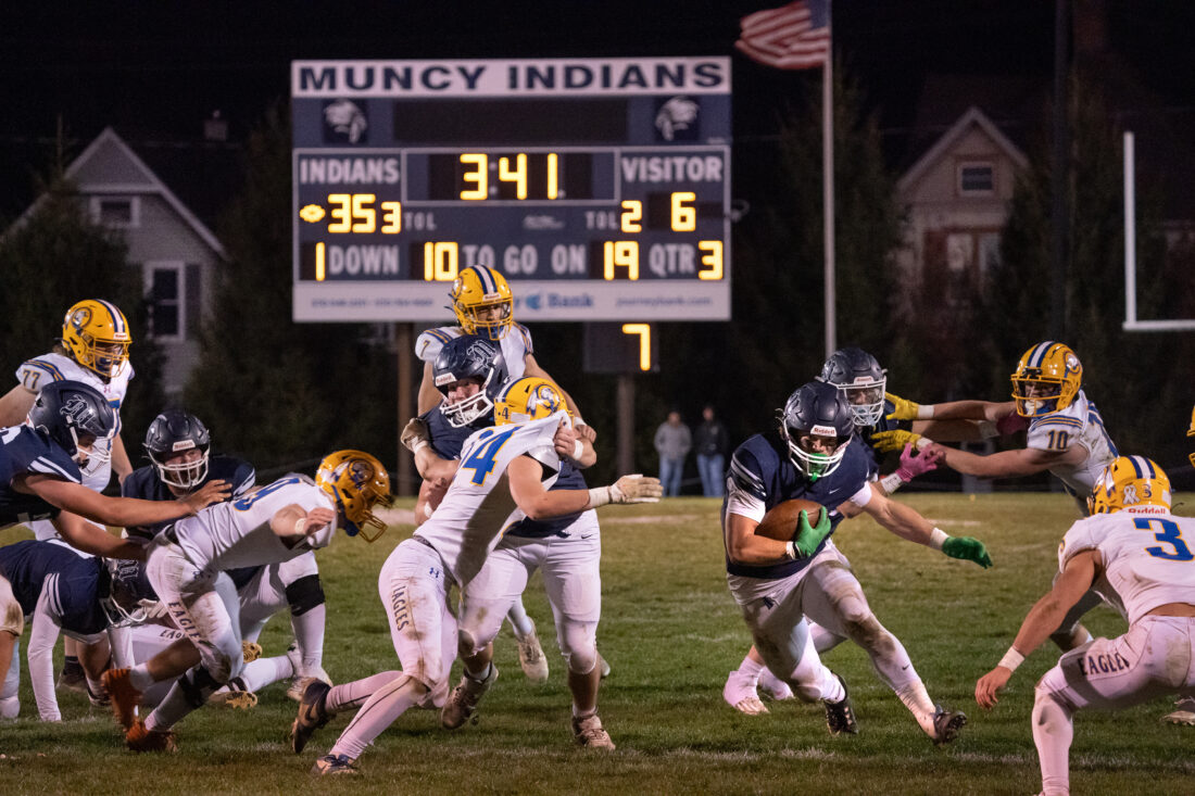 Muncy defeats Line Mountain in a rout to win the District 4 Class A ...